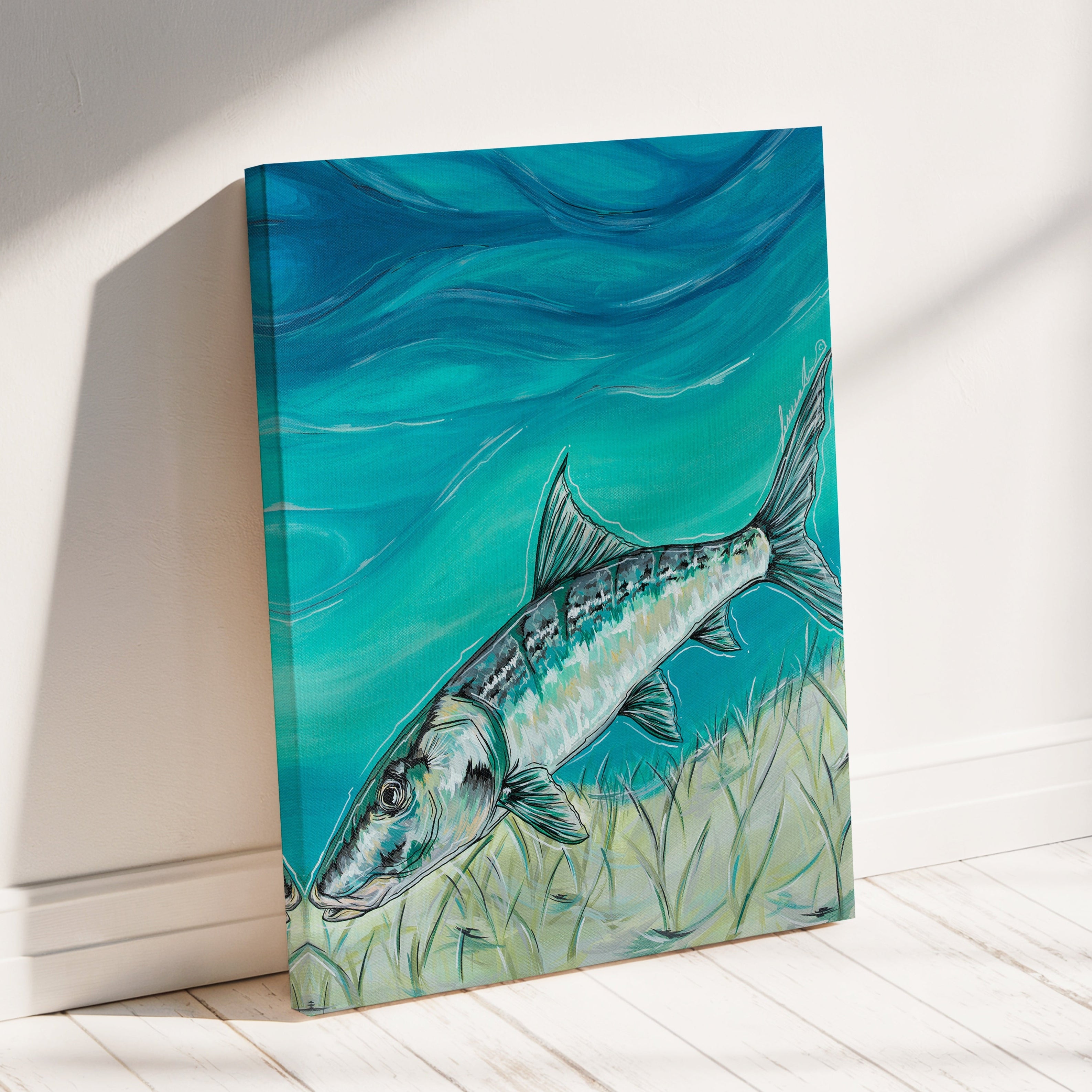 Bonefish Print – www.jessicaannart.com