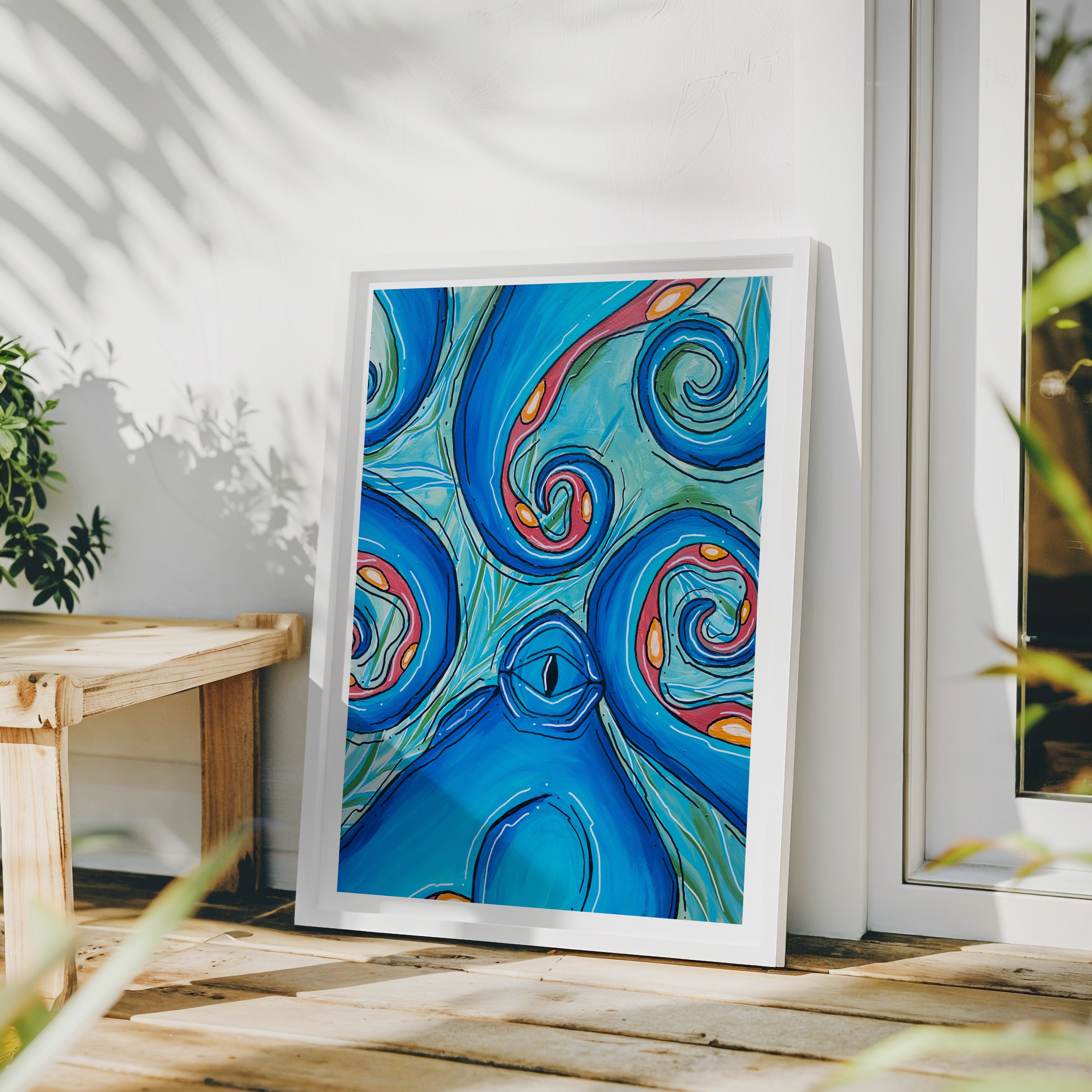 Jungle Octo Print – www.jessicaannart.com